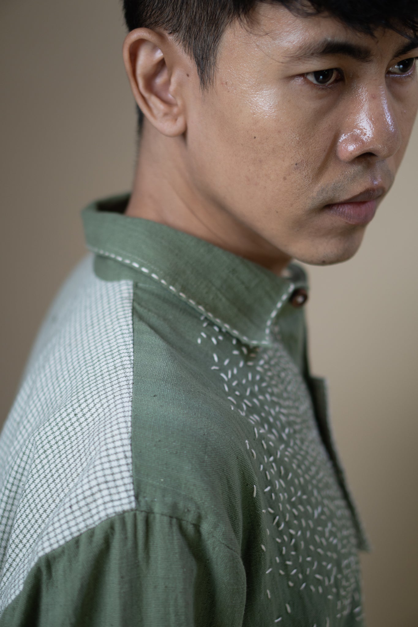 Meadows Embroidered Full Shirt – Lafaani