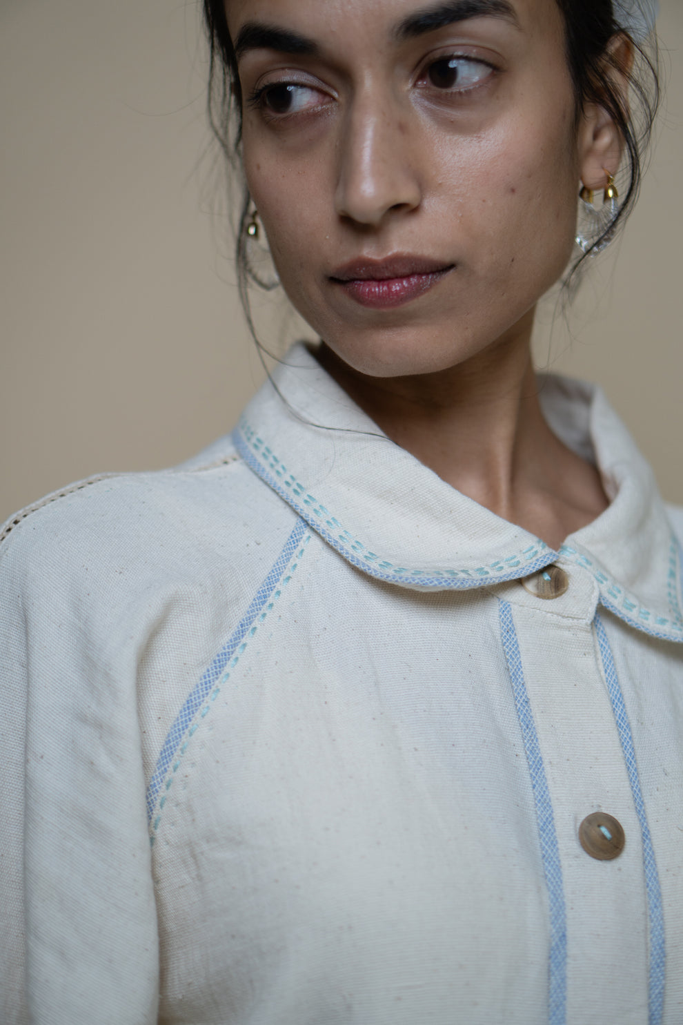 Meadows Panelled Shirt Dress – Lafaani