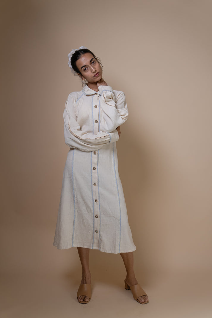 Meadows Panelled Shirt Dress – Lafaani