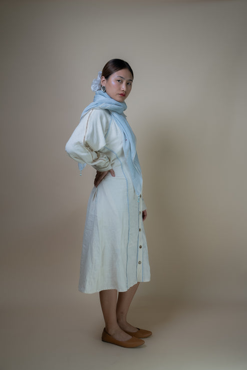 Meadows Panelled Shirt Dress – Lafaani