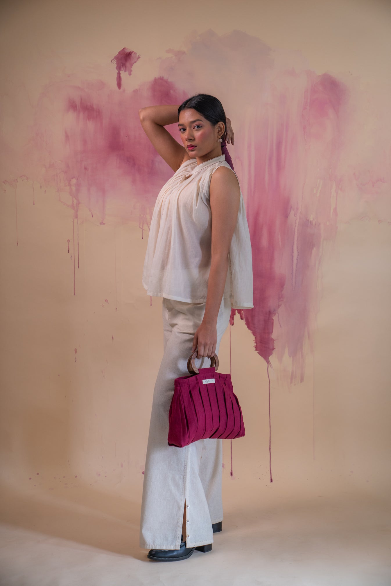 Phosphene Gathered Blouse – Lafaani